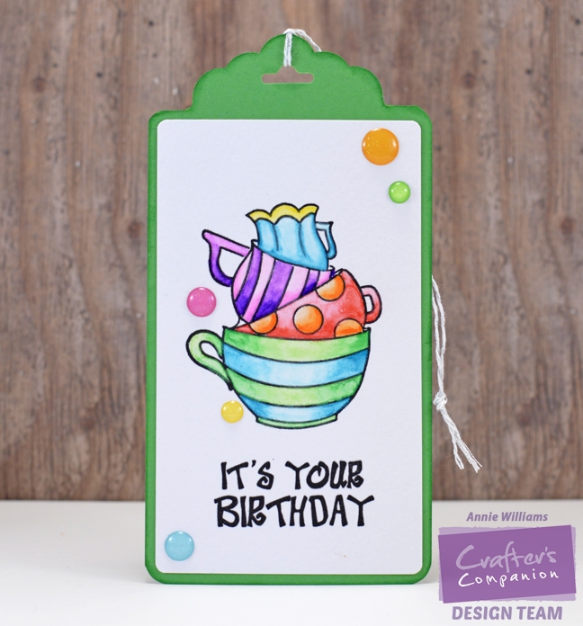 Birthday Tags with AquaBlend Pencils – Annie Williams