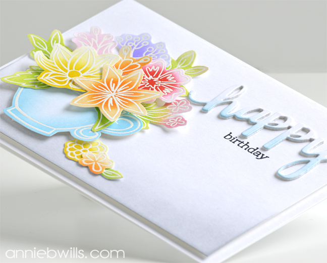Ink Blended Birthday Card – Annie Williams