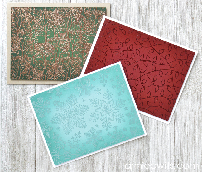 Simple & Bold Christmas Card Trio – Annie Williams