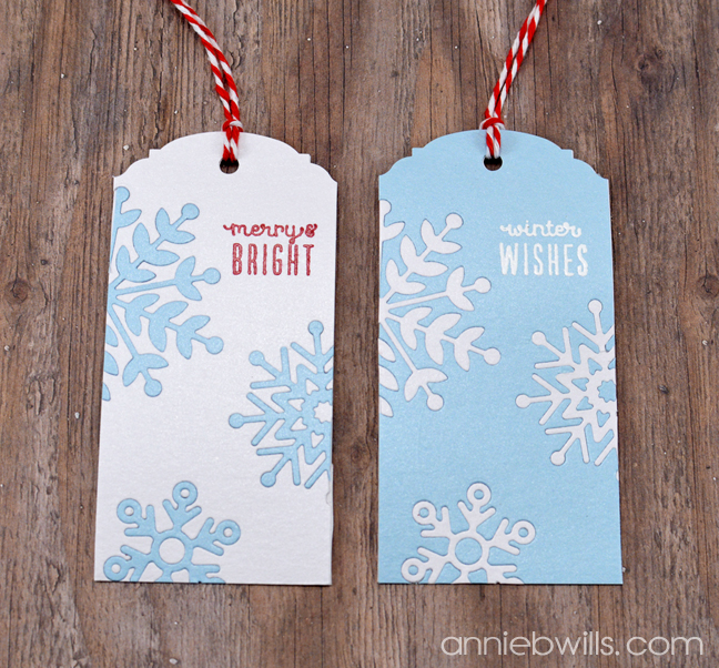 Quick Christmas Gift Tags with Inlaid Die-Cutting – Annie Williams