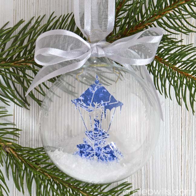 Foiled Floating Snow Globe Ornament – Annie Williams