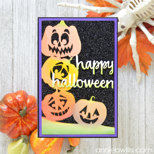 Halloween Night Pumpkins Card – Annie Williams