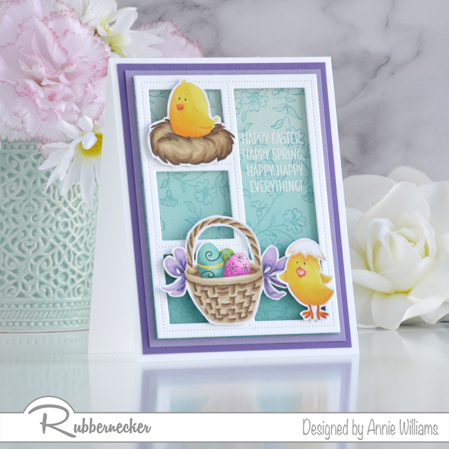 Easter Chicks Card with Rubbernecker Stamps – Annie Williams